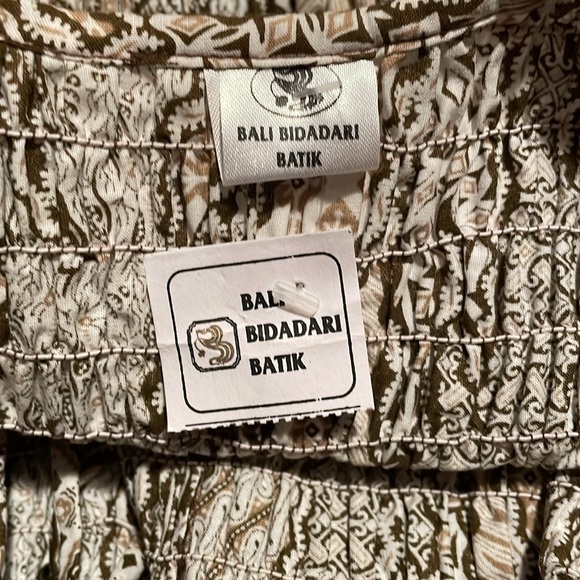 Bali Bidadari Batik | Dresses | Nwt Bali Summer Dress Size S Batik ...